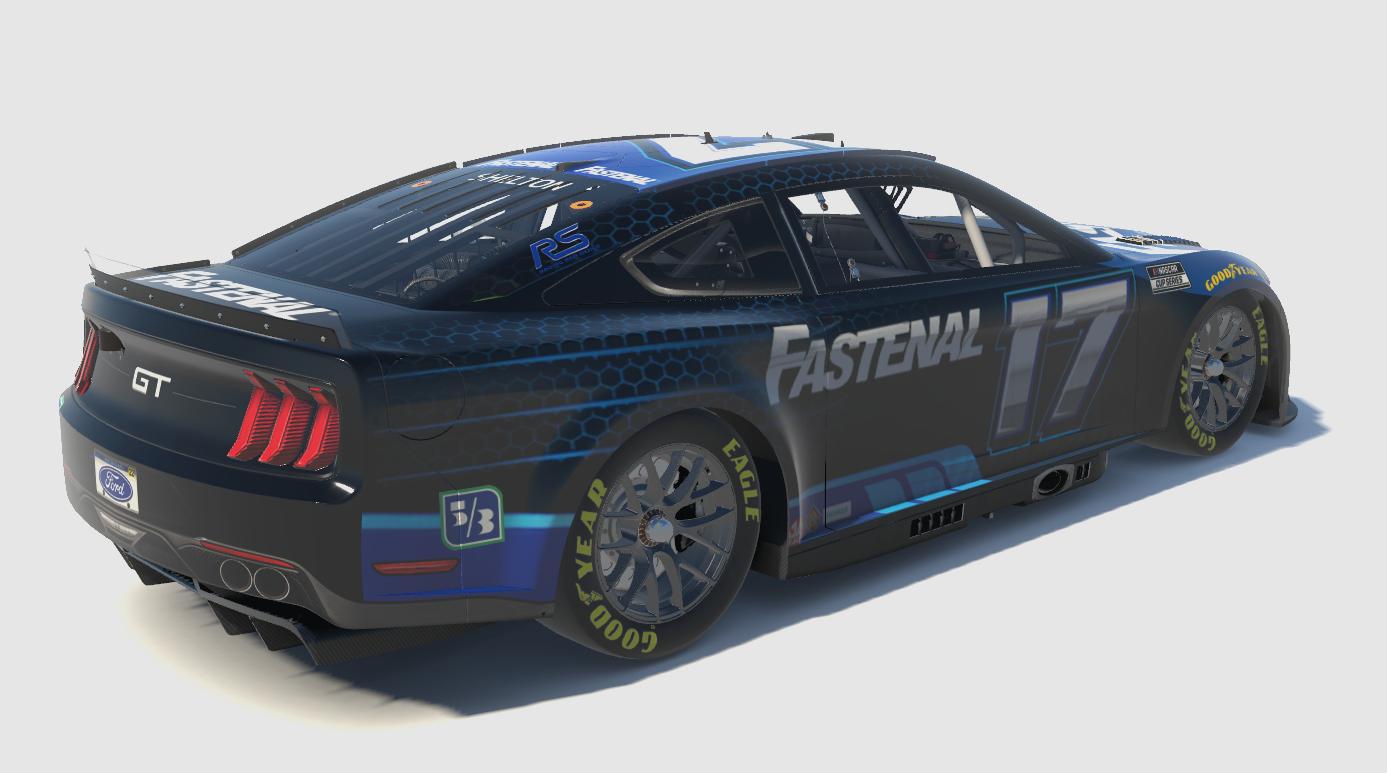 Ford Mustang Nextgen 17 fASTENAL bLUE TGA by Roger S. - Trading Paints