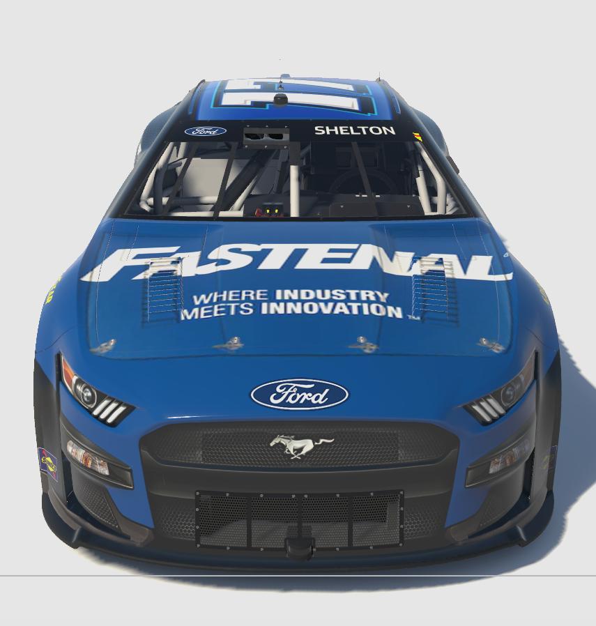 Ford Mustang Nextgen 17 fASTENAL bLUE TGA by Roger S. - Trading Paints