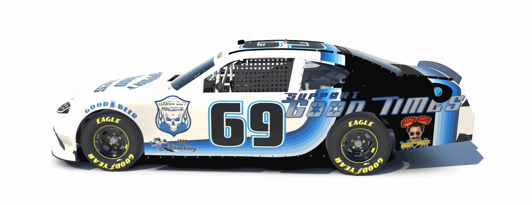 Xfinity Supra - Worn Out Racers - Sharky Stiped by Mark Axelson ...