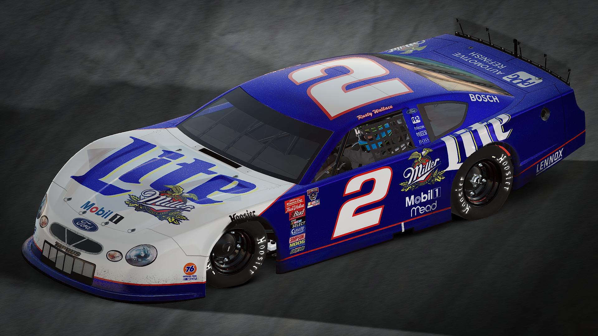 1998 Rusty Wallace Taurus SLM by Justin Rowden - Trading Paints