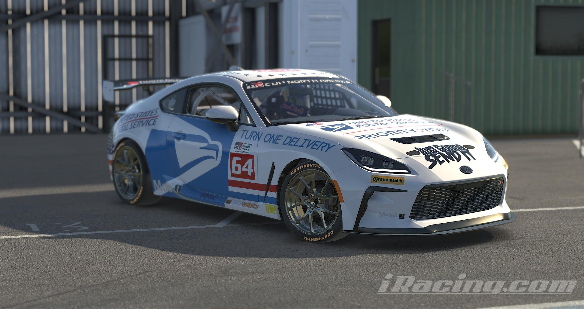 USPS - Toyota GR86 by Marcus Osborne - Trading Paints