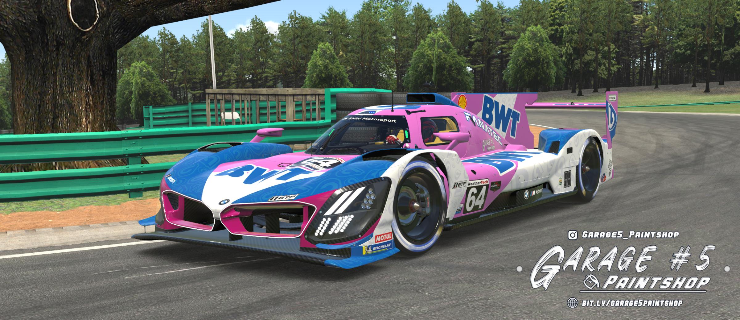 BWT Racing - Pink BMW LMDh by Leonardo F Goncalves - Trading Paints