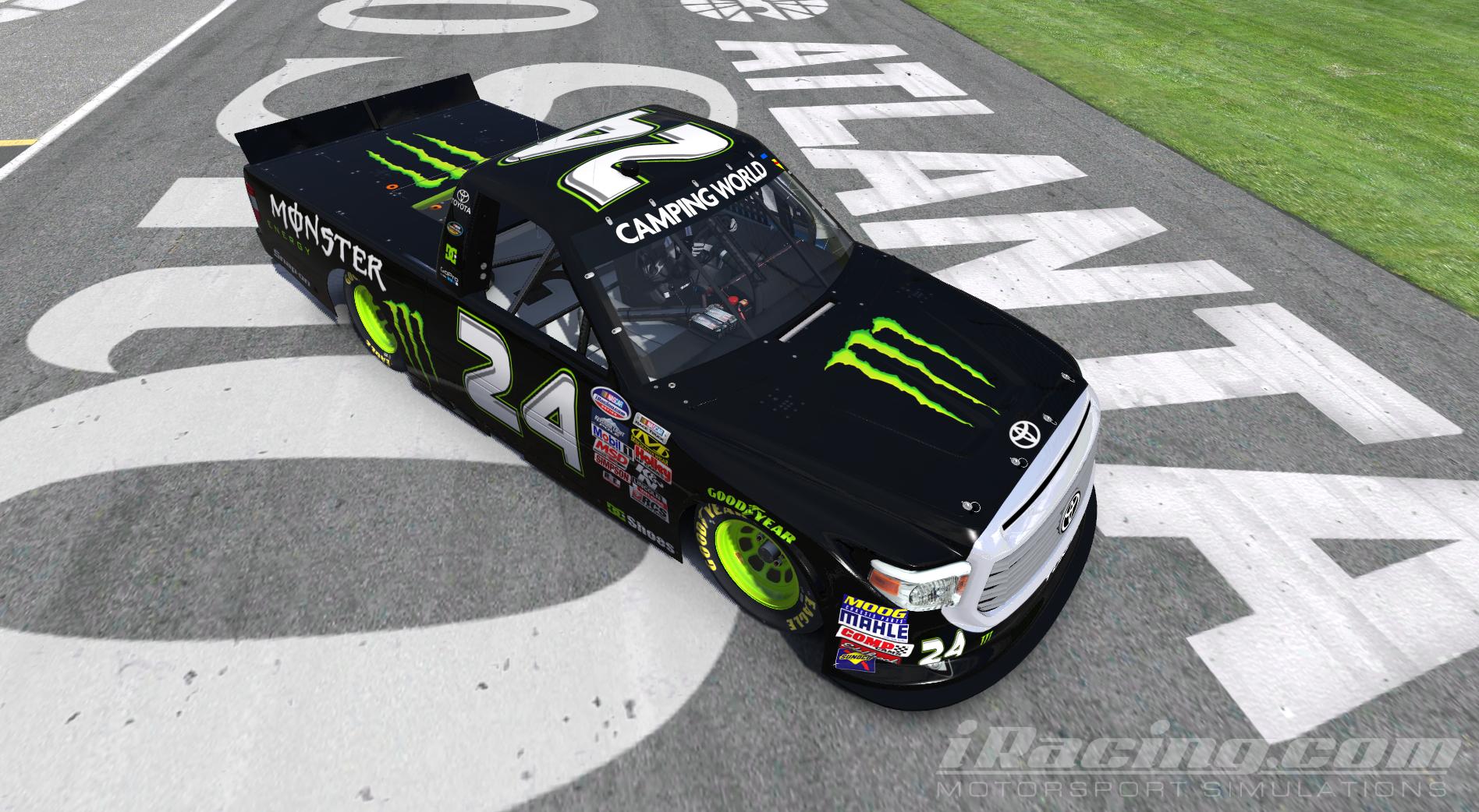 Monster Energy Paint Scheme by Matt Ballard - Trading Paints