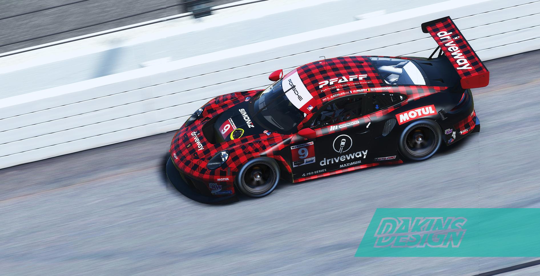 Pfaff Motorsports Driveway Motul 2023 IMSA GTD PRO Porsche 911 GT3 R by ...