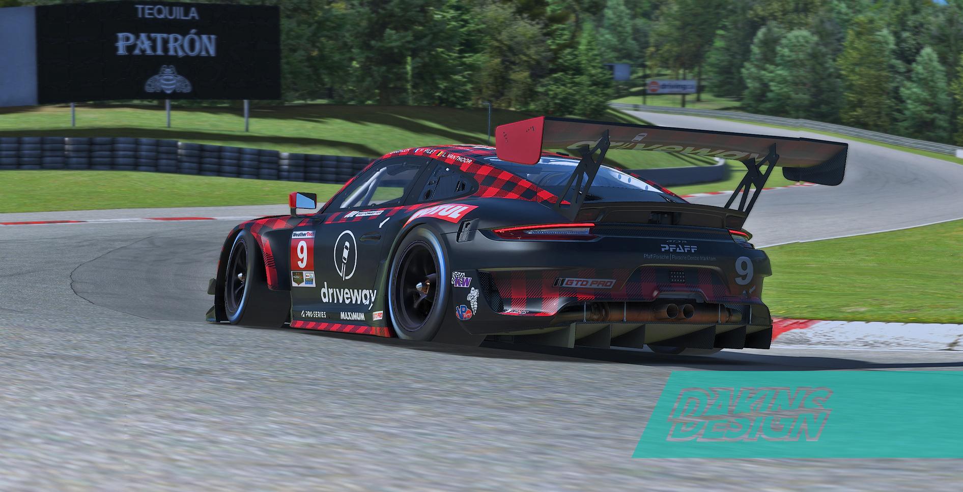 Pfaff Motorsports Driveway Motul 2023 IMSA GTD PRO Porsche 911 GT3 R by Jason Dakins - Trading ...