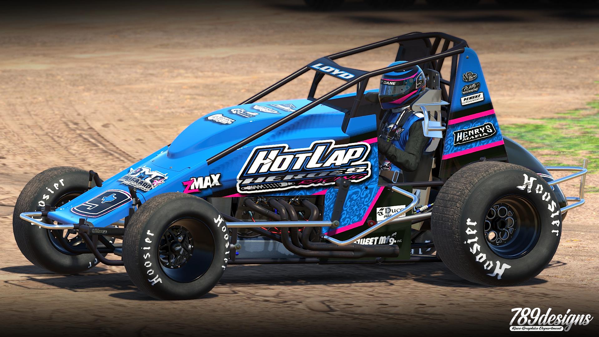 Dane Loyd Non Wing Sprint Car by Garrett Marshall - Trading Paints