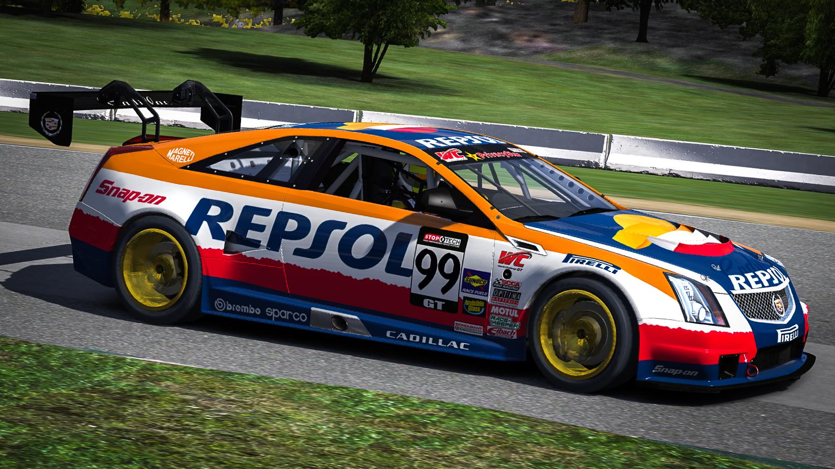 Repsol Cadillac CTS VR by Simon Bailey - Trading Paints