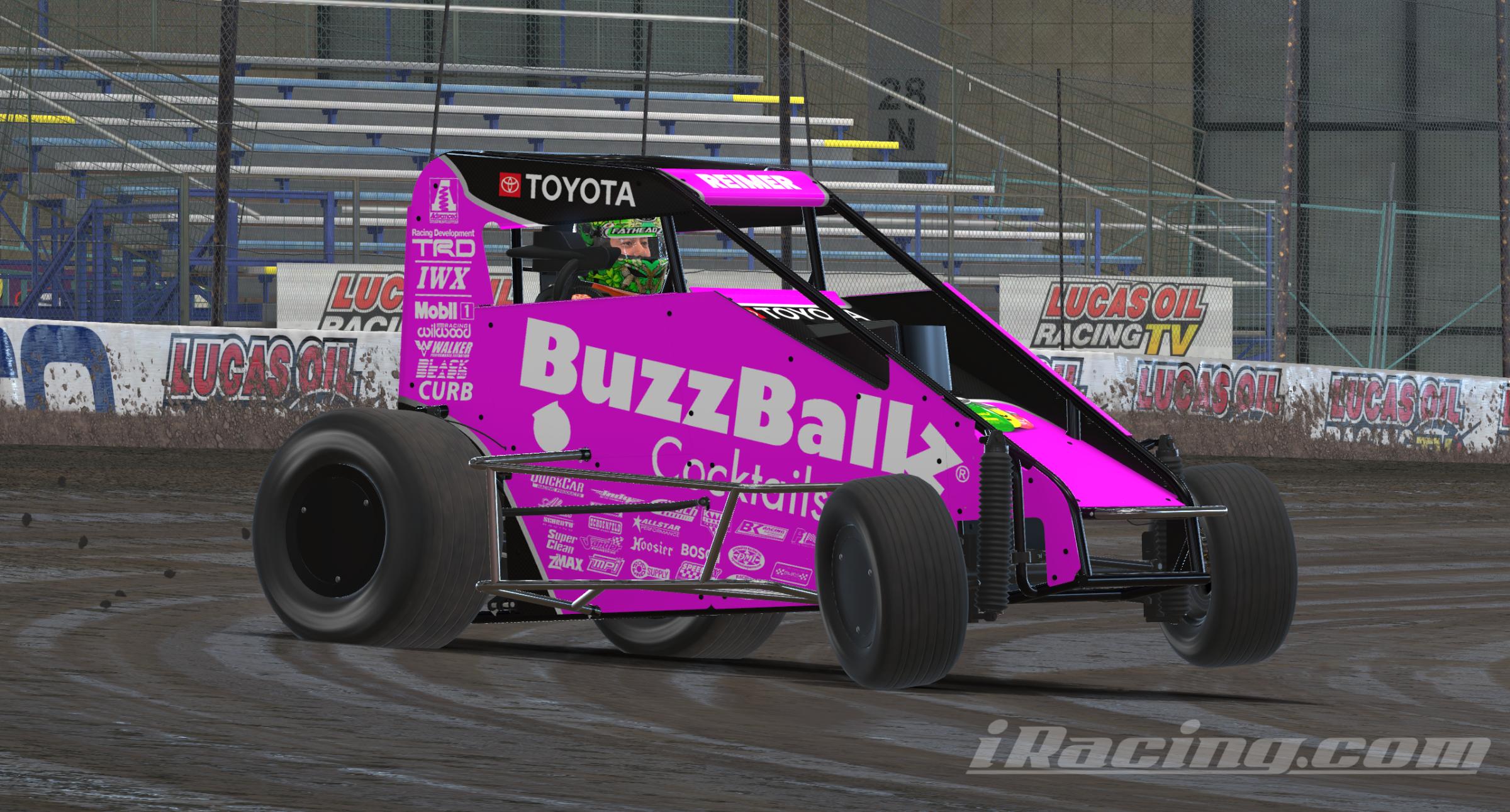 Taylor Reimer 2022 BuzzBallz NoNumber by Jake Boyer - Trading Paints