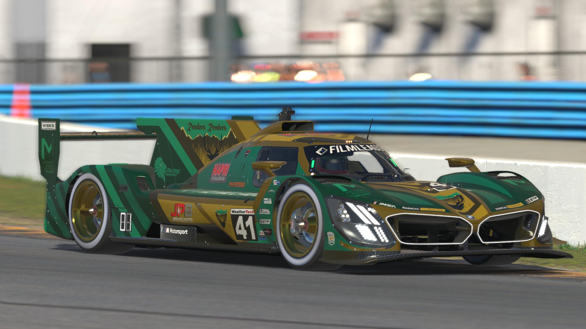 BMW LMDH Racing Team Den Kaap Livery by Thomas Renders - Trading Paints