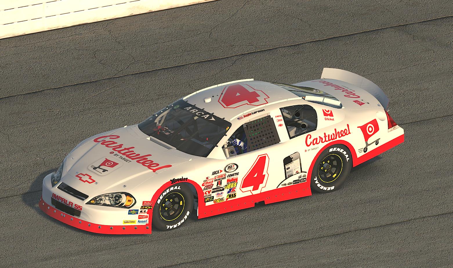 2014 Kyle Larson #4 Target/Cartwheel ARCA car by Sam C. - Trading Paints