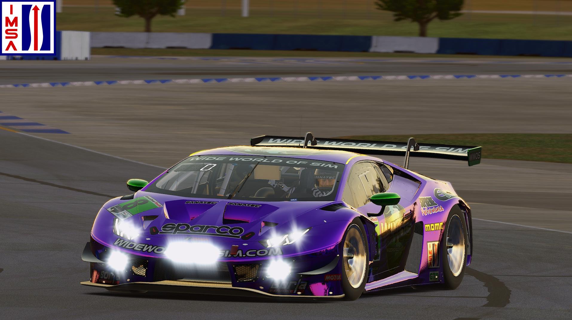 Lamborghini Huracan GT3 EVO - IMSA - PURPLE by Scotty P. - Trading Paints