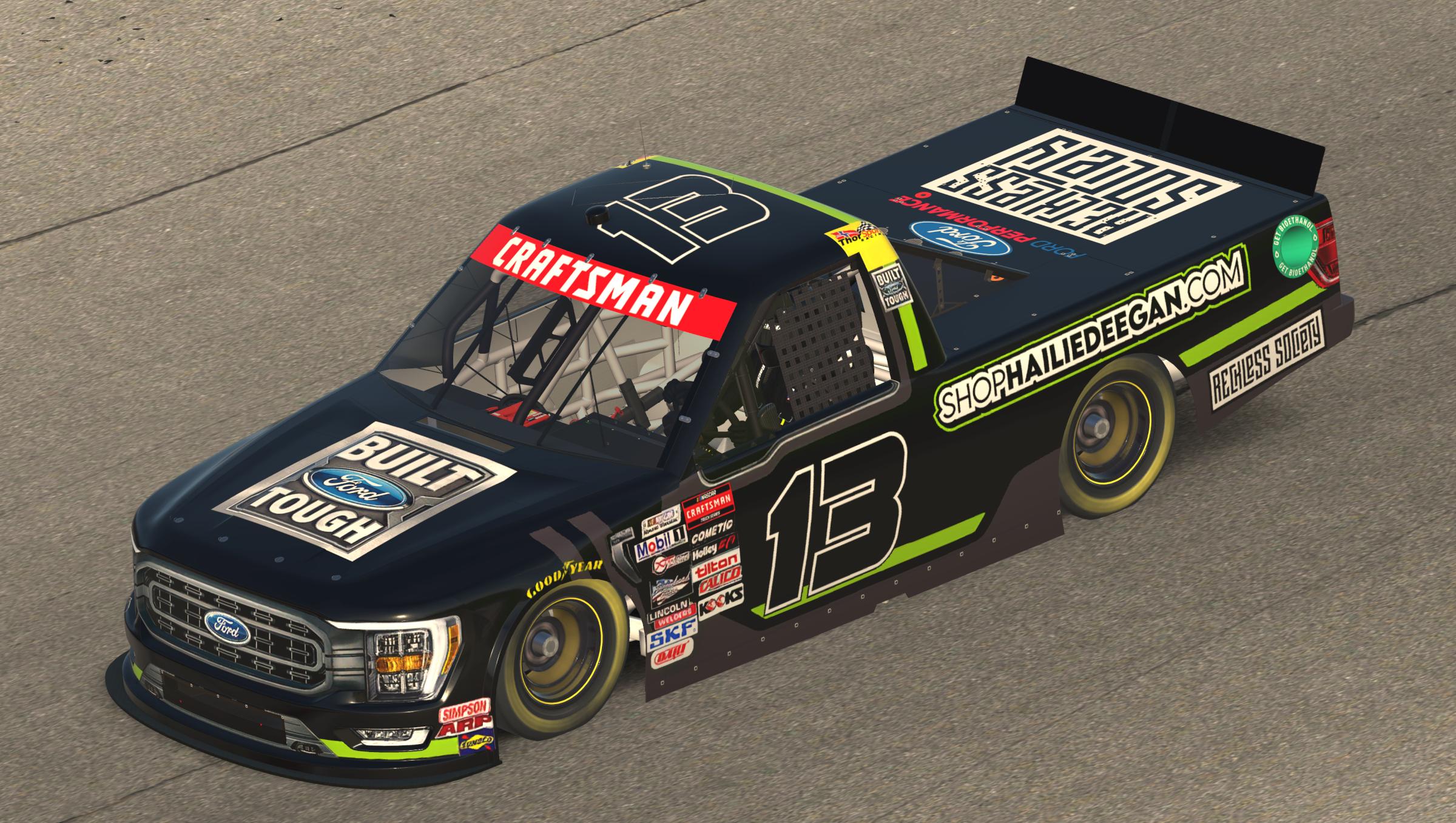 Hailie Deegan Fictional ThorSport Racing Ford Performance Custom Number ...