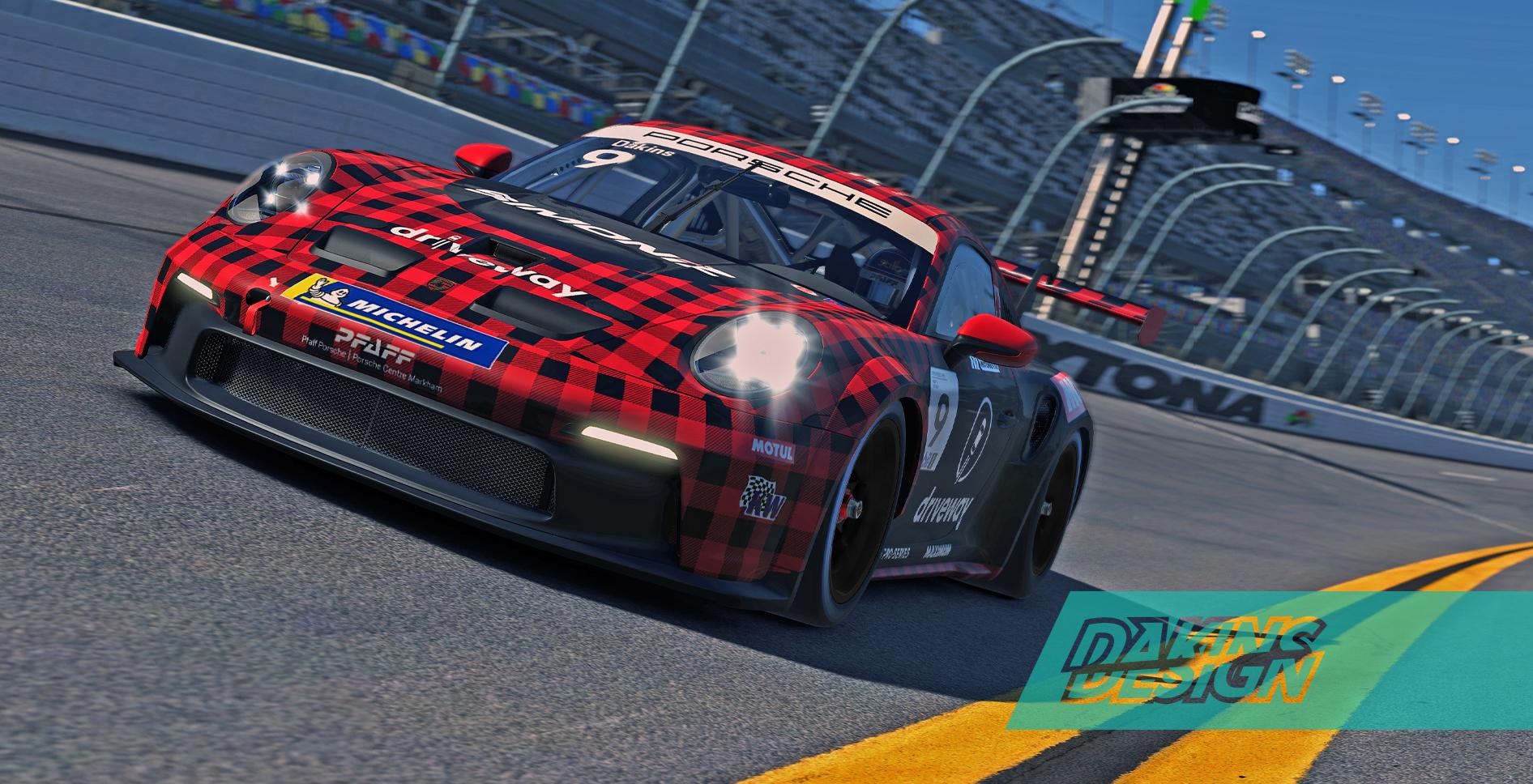 Pfaff Motorsports Driveway Motul 2023 IMSA GTD PRO Porsche 911 992 Cup by Jason Dakins - Trading ...