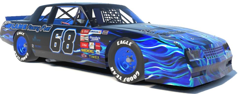 Blue Flame Racing Fuel Monte Carlo by Victor S. - Trading Paints
