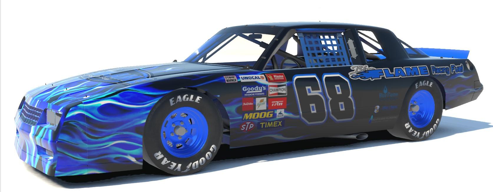 Blue Flame Racing Fuel Monte Carlo by Victor S. - Trading Paints