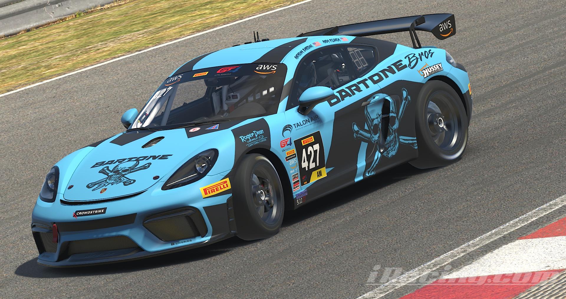 Bartone Bros Racing (Blue) by Anthony Bartone - Trading Paints