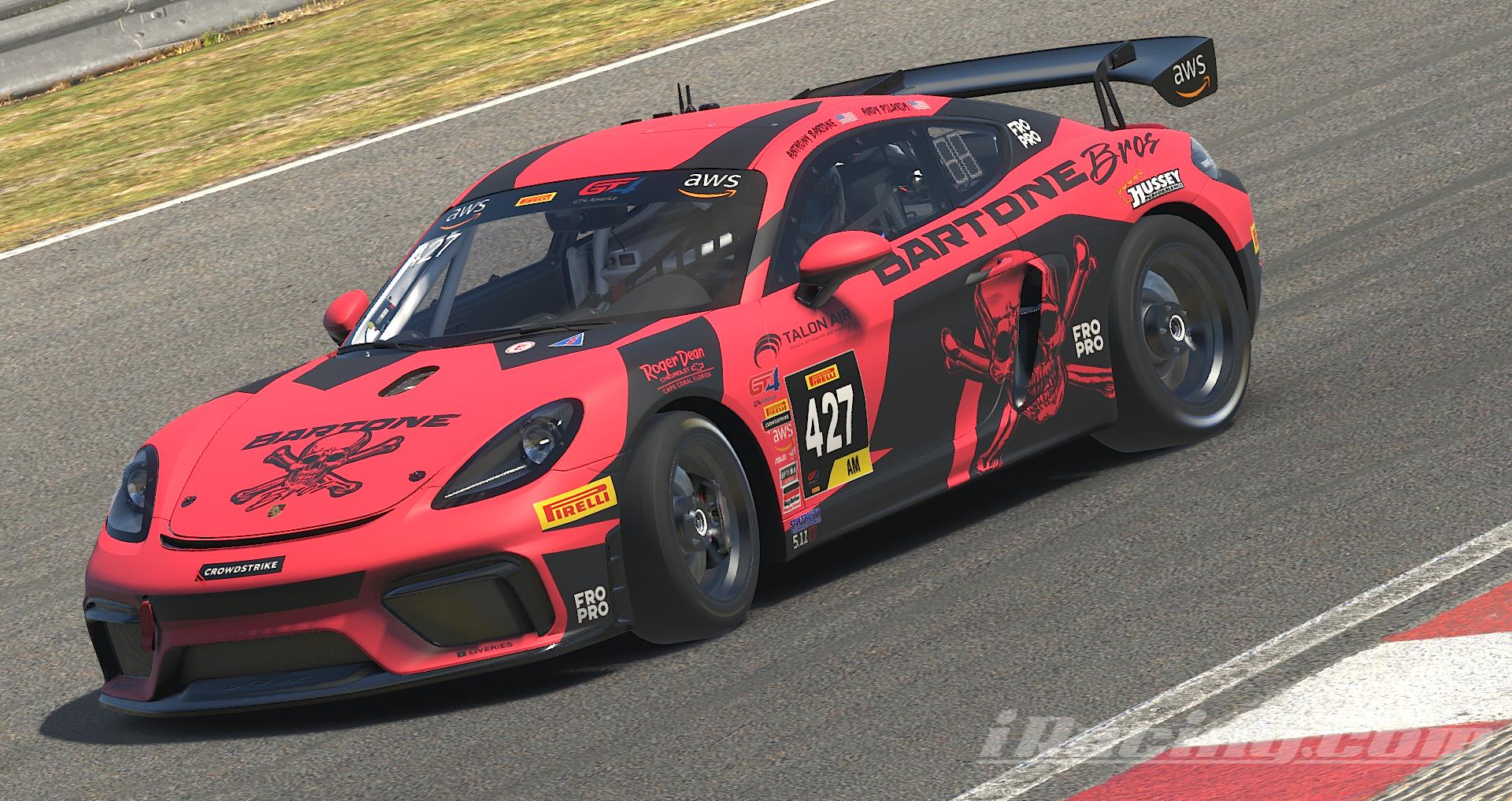 Bartone Bros Racing (Red) by Anthony Bartone - Trading Paints