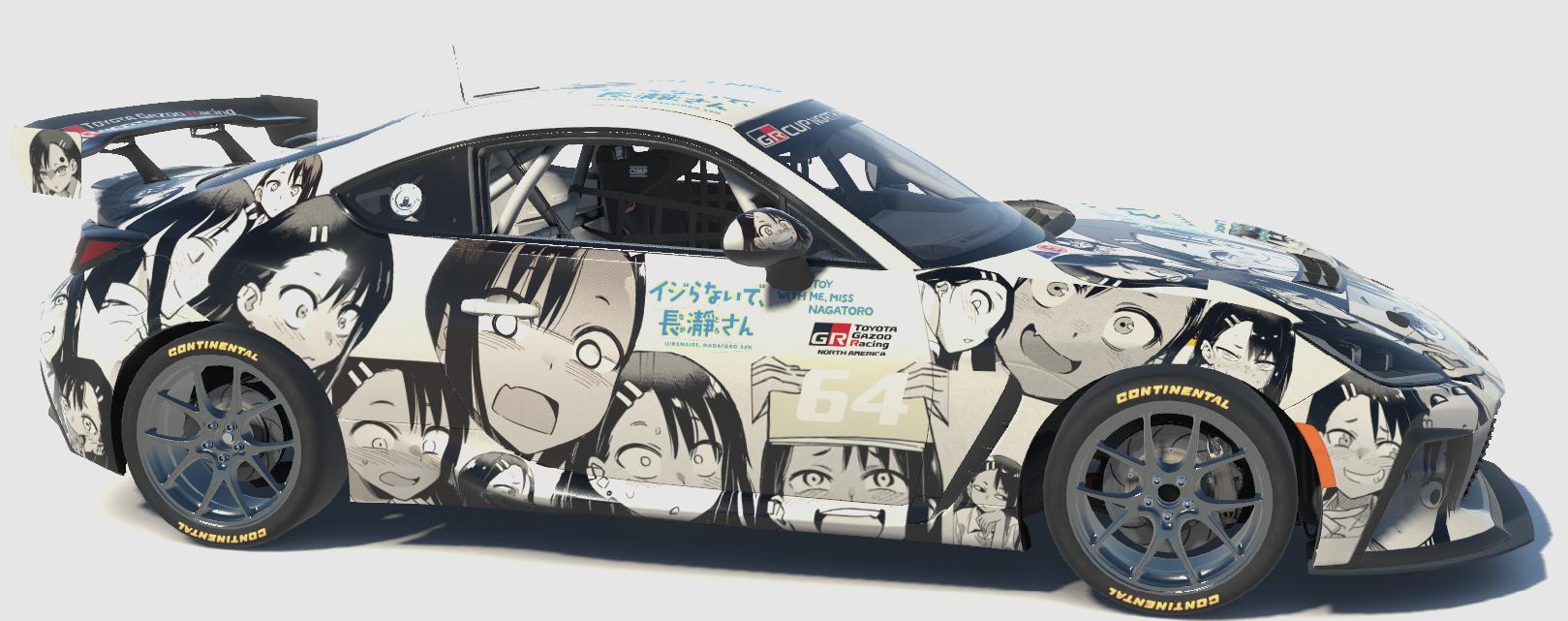 Toyota GR86 Nagatoro Itasha by Florian Korth2 - Trading Paints