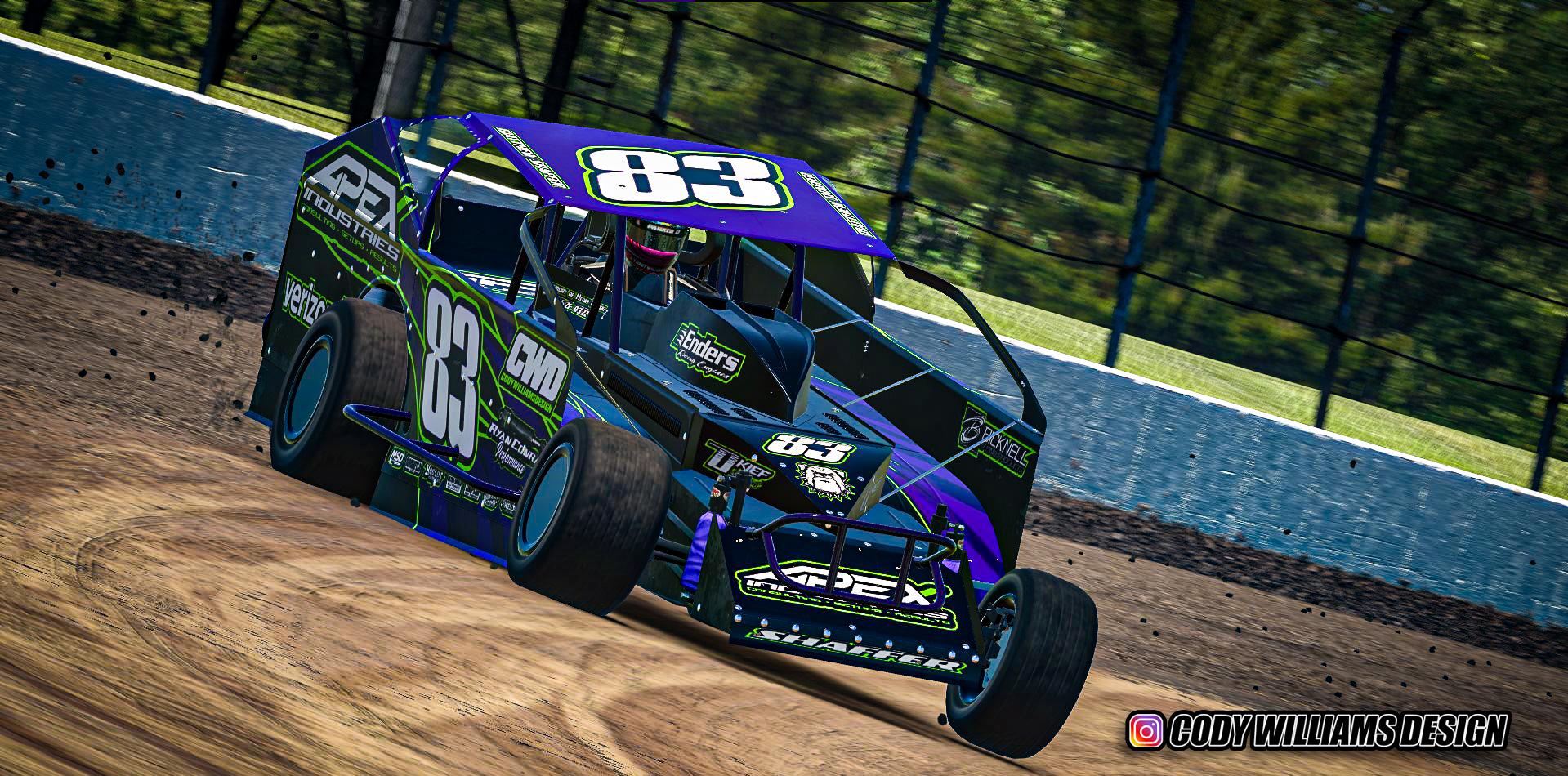 Matthew A Shaffer Dirt Big Block Mod! by Cody G Williams - Trading Paints
