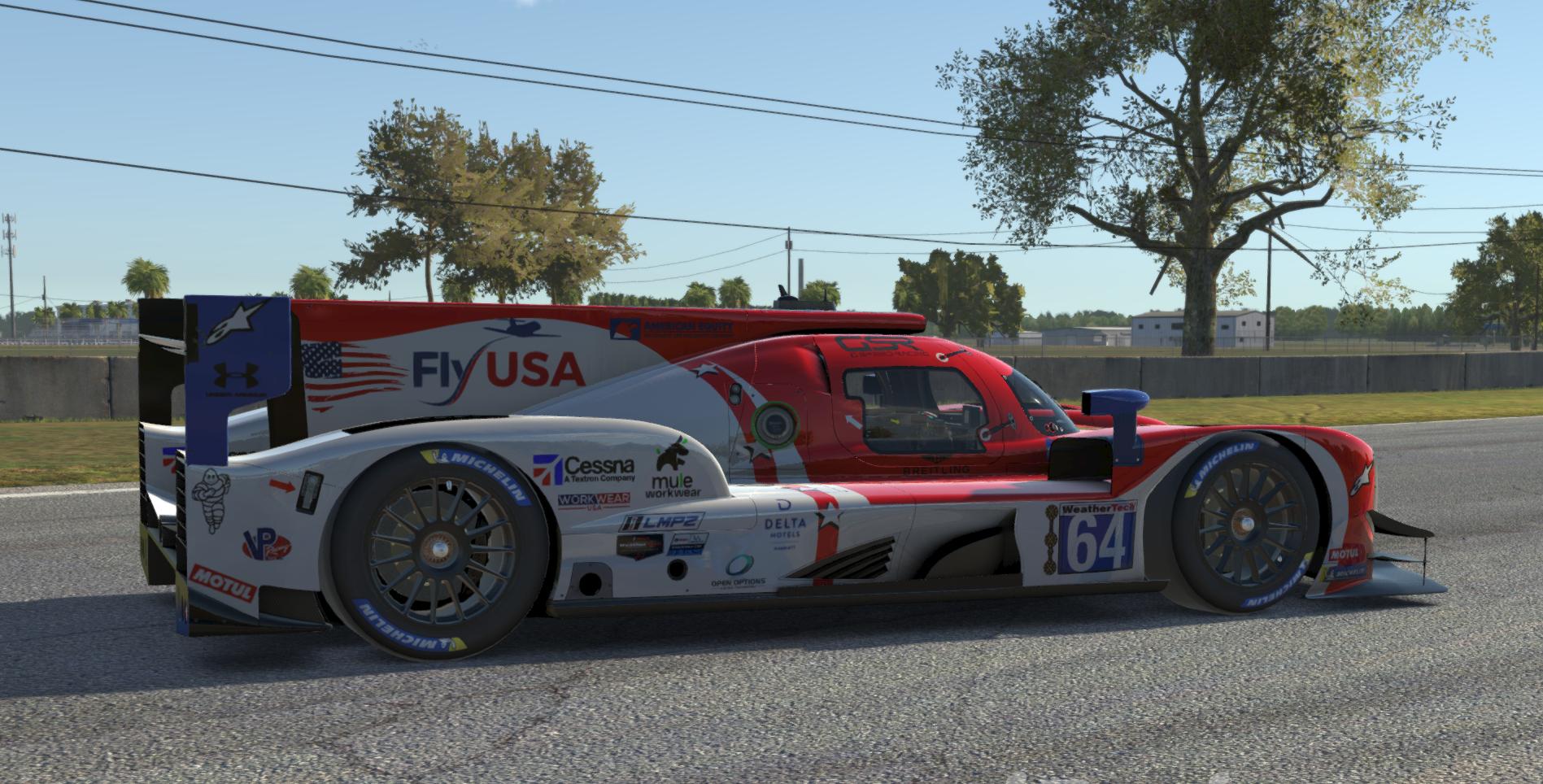 2023 Fly USA IMSA Dallara P217 LMP2 by John Tougas - Trading Paints