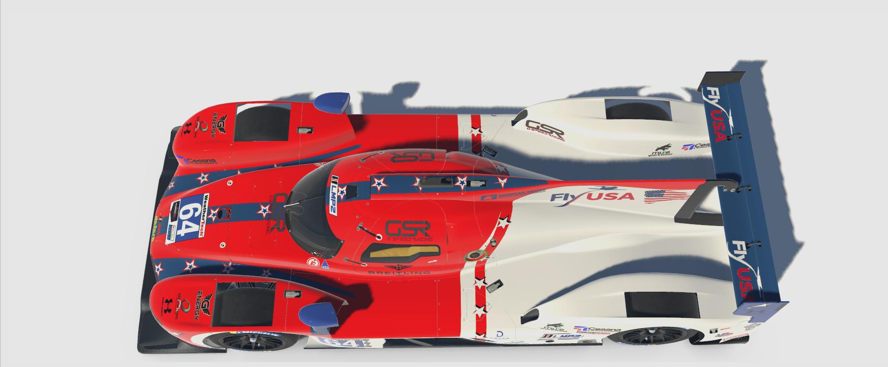 2023 Fly USA IMSA Dallara P217 LMP2 by John Tougas - Trading Paints