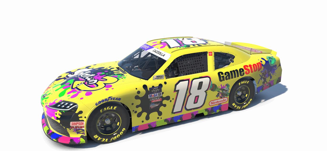 Splatoon JGR Toyota Supra (Sim Stamped Numbers) by Gabe Cazzolla ...