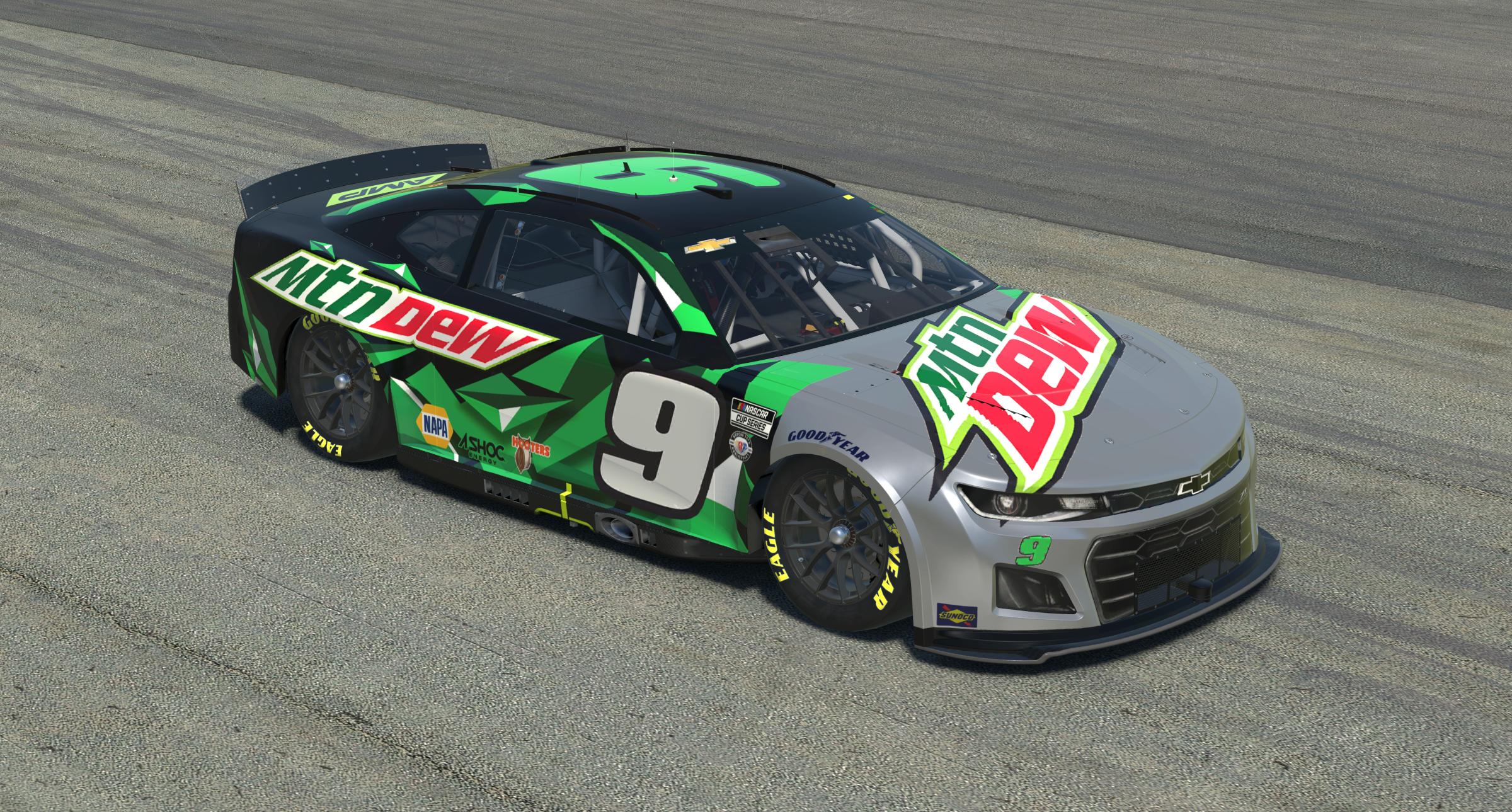 Mtn Dew Chase Elliott concept by NicholasWetherbee - Trading Paints