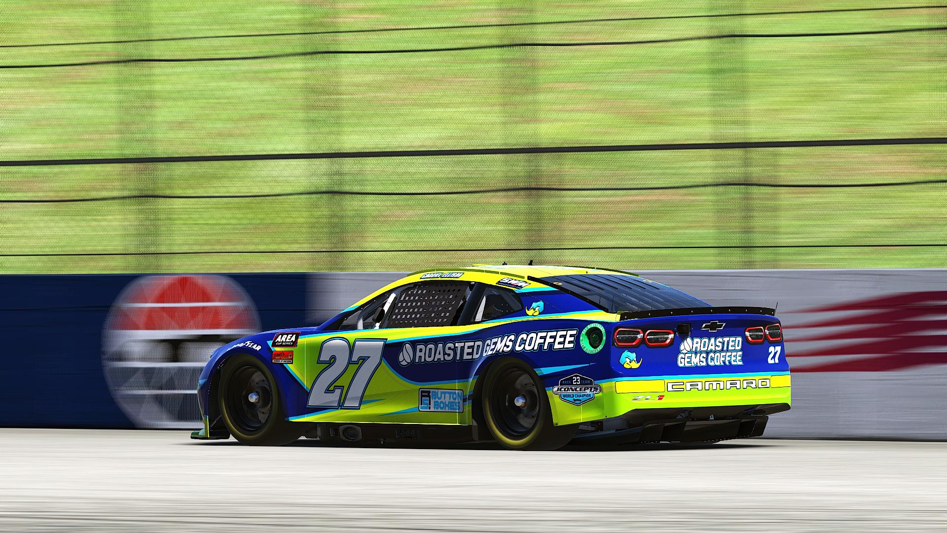 Gabriel Ellison Roasted Gems Coffee #27 Blue and Green for AREA Cup ...