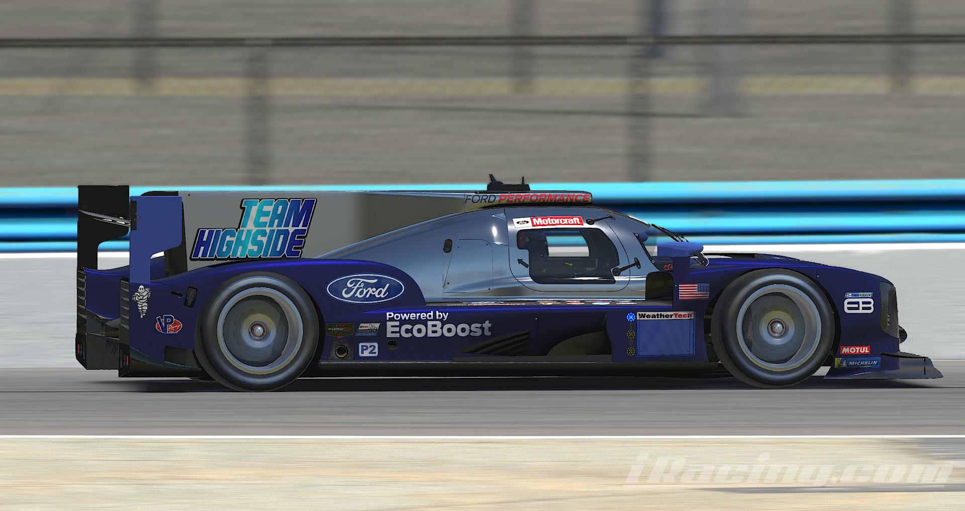 Team Highside Ford Performance LMP2 Car by Bryce Hoffman - Trading Paints