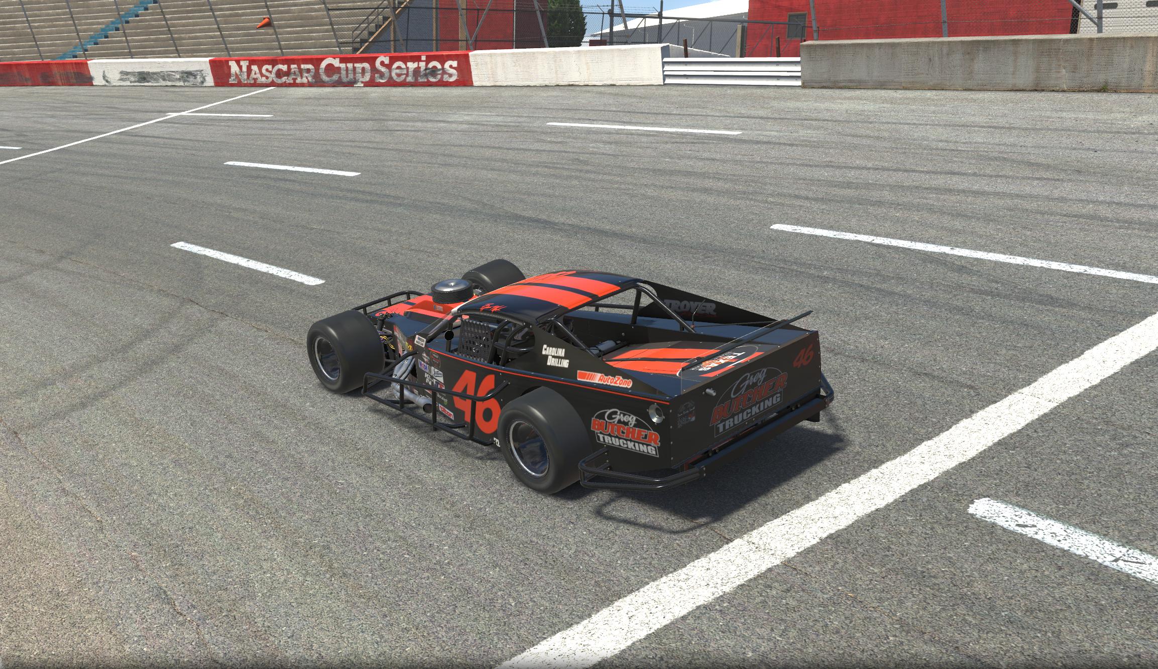 Greg Butcher Trucking #46 Whelen Modified by Bobby Grey - Trading Paints