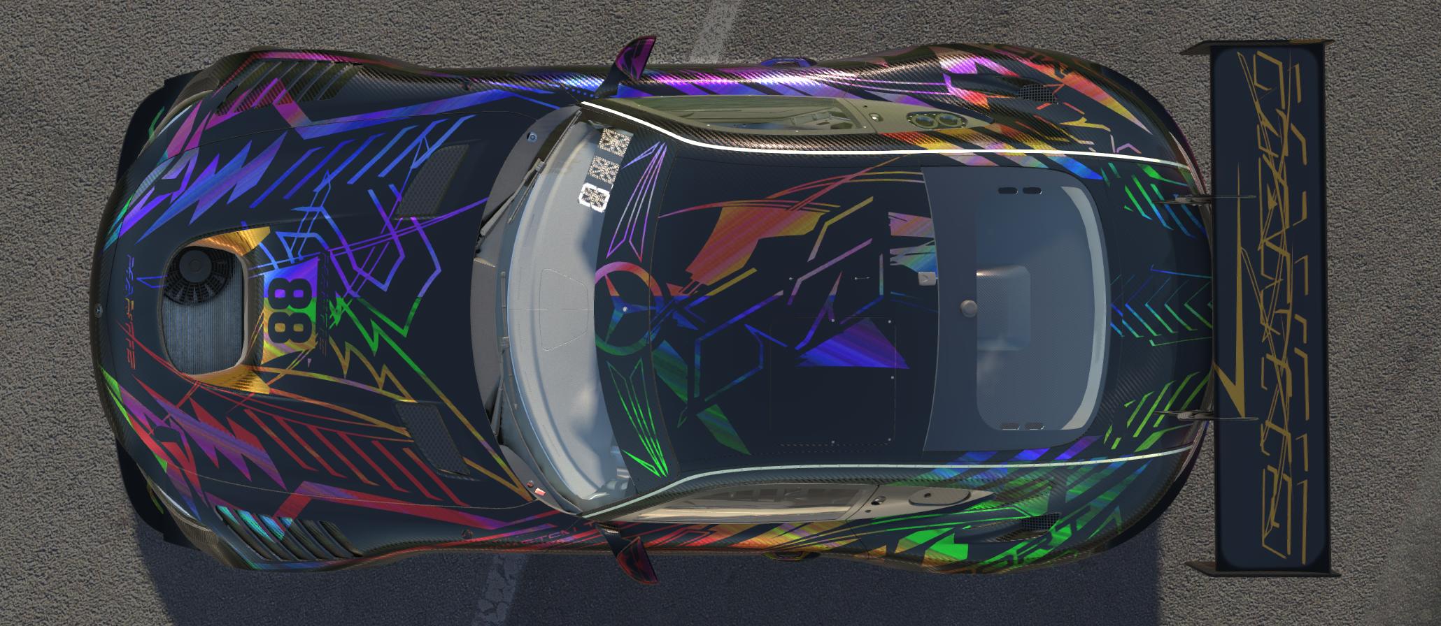 AMG GT3 RAINBOW CHROME by Kirk S. - Trading Paints