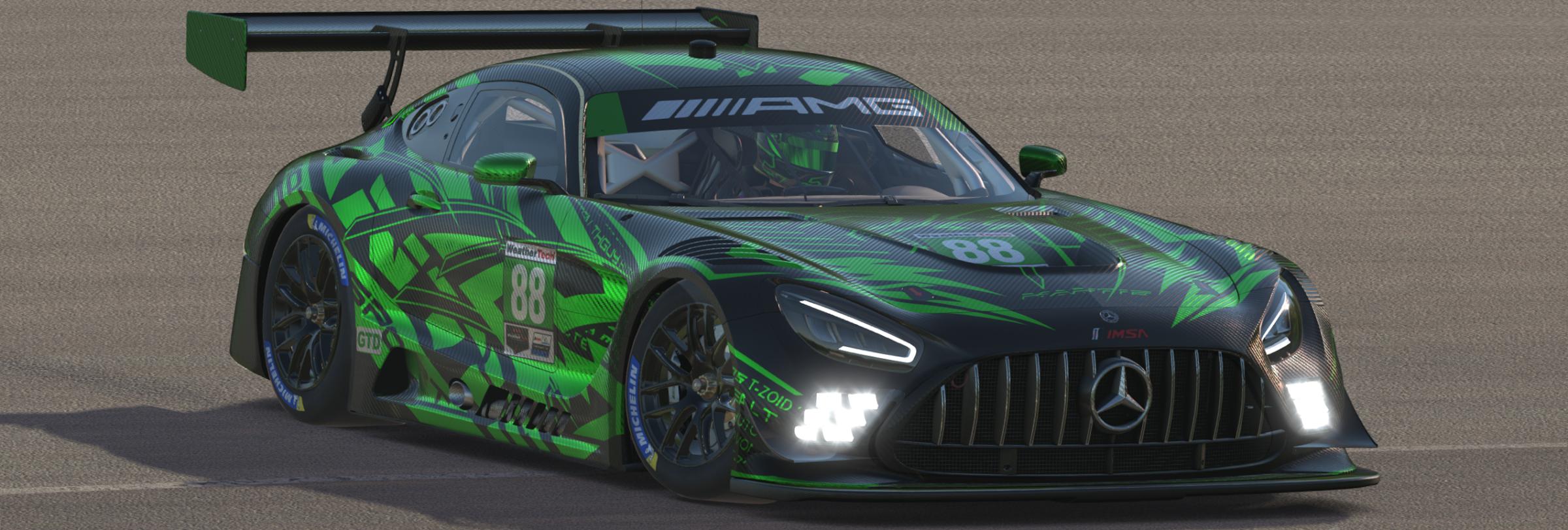 AMG GT3 IMSA GREEN CHROME by Kirk S. - Trading Paints