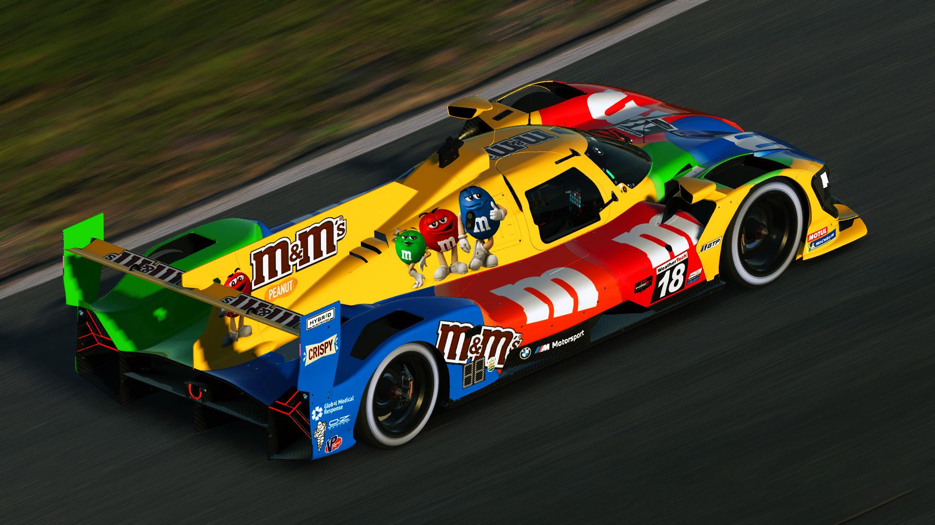 M&Ms BMW LMDh concept livery by Issam Er-Rabhi - Trading Paints