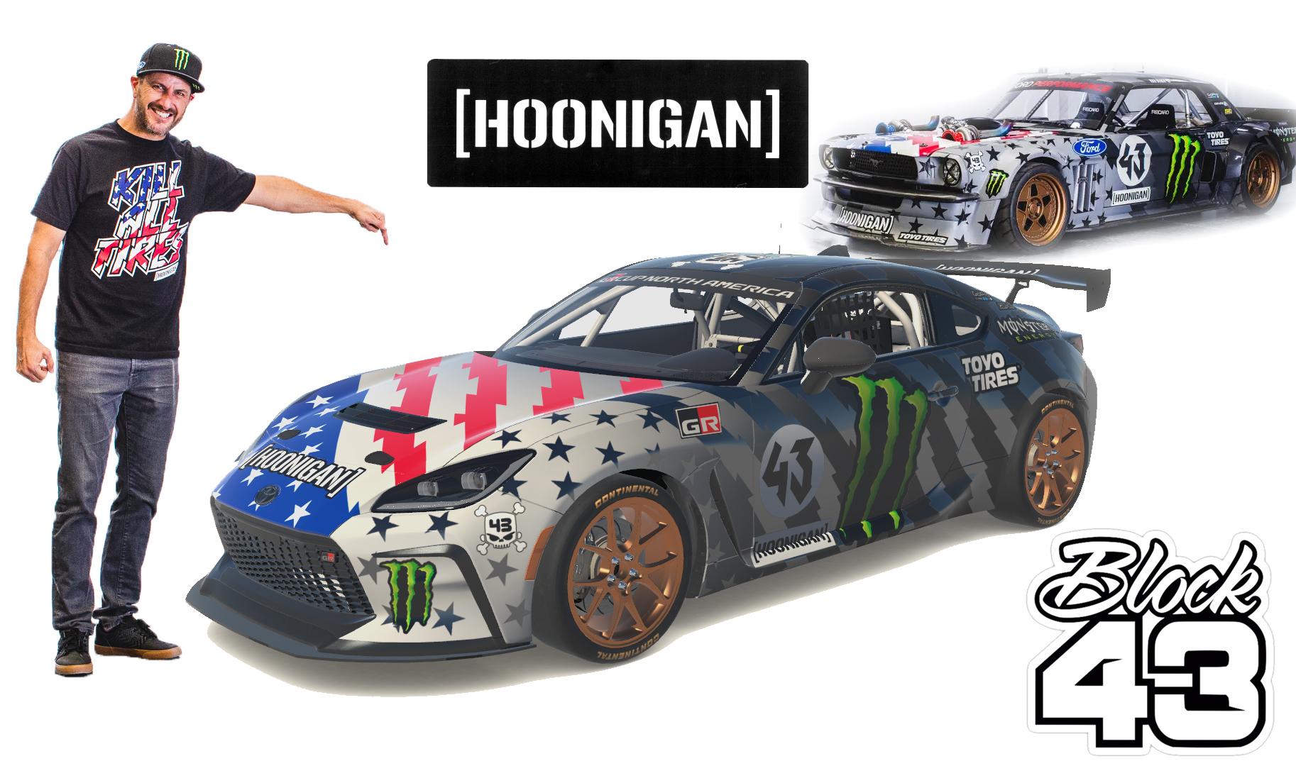 Ken Block #43 - Hoonicorn V2 - Custom Number - Hoonigan - Monster ...