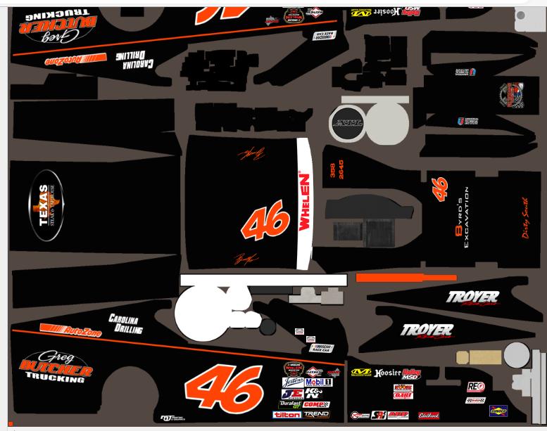 Greg Butcher Trucking Modified by Brant Mickel - Trading Paints