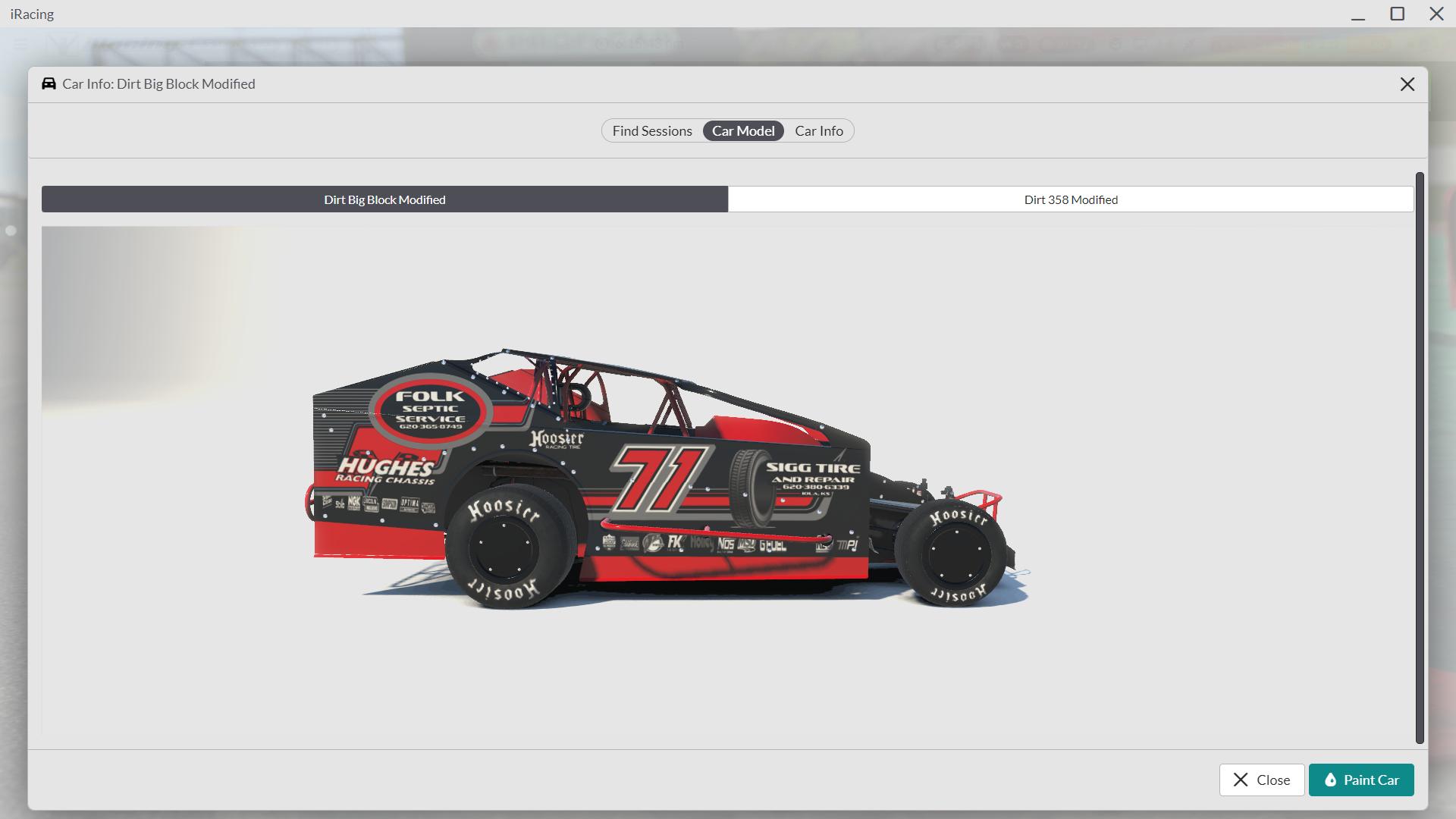 Hughes Racing Chassis Baron Folk by Buddy Ware - Trading Paints