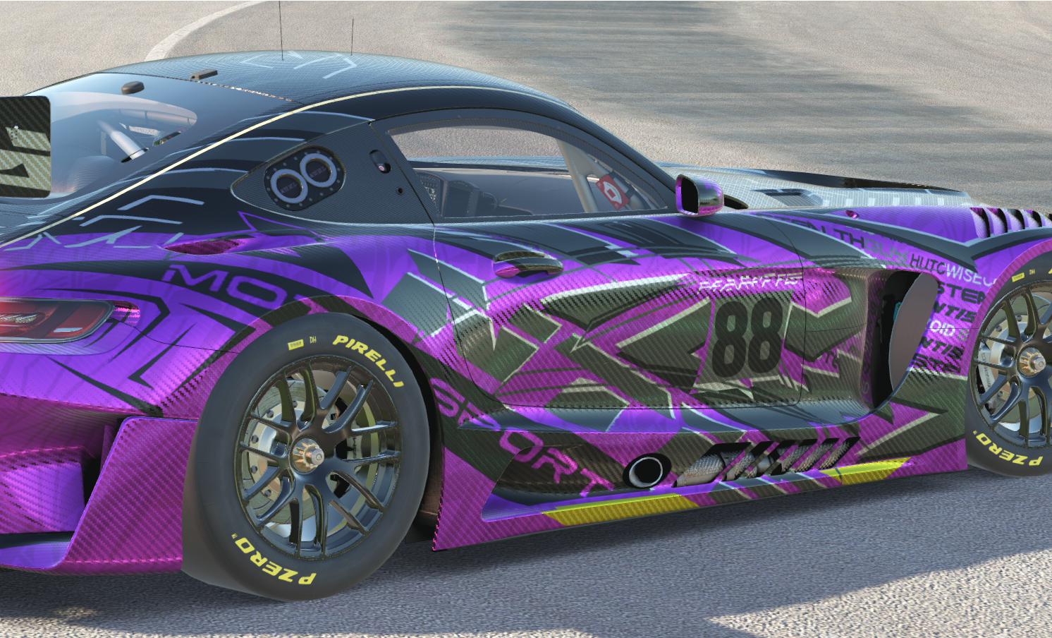 AMG GT3 LILAC CHROME by Kirk S. - Trading Paints