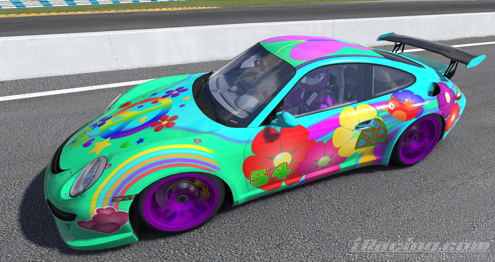 Ruf RT12R CSpec Flower Power 01 by Michael C DeWeese - Trading Paints