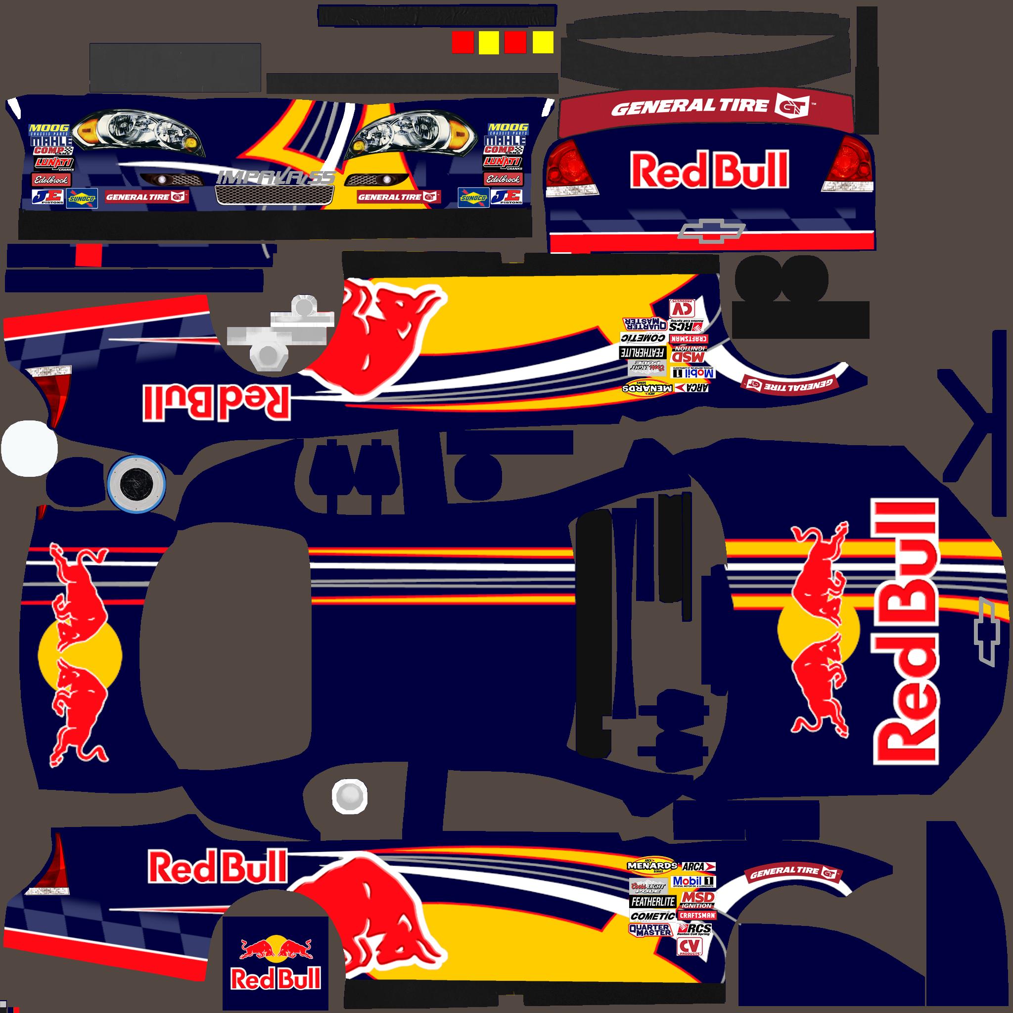 Red Bull Racing Sim Stamp Arca by Jordan S. - Trading Paints