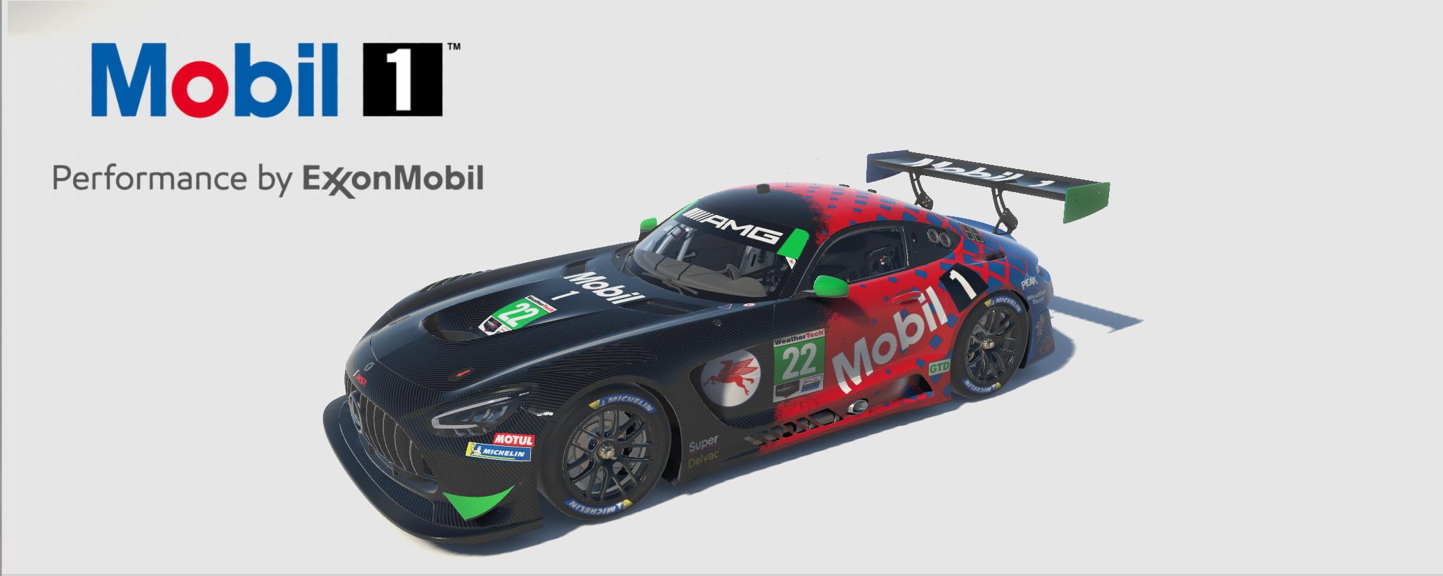 Mobil 1 Mercedes-Benz AMG GT3 by Micheal P Blackner - Trading Paints