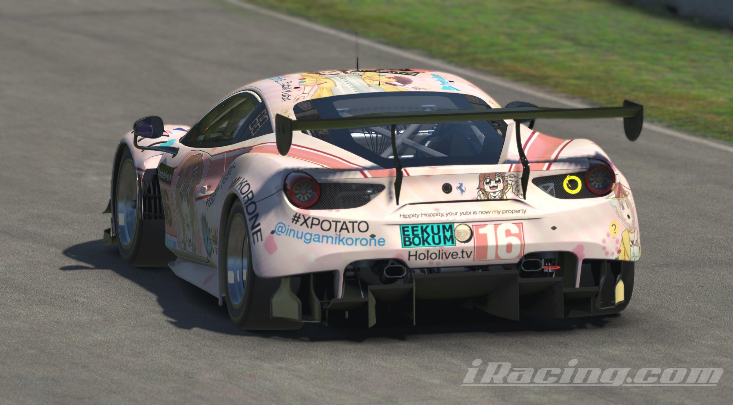Hololive Gamers - Inugami Korone Ferrari GT3 Evo by Kalle Leskinen ...