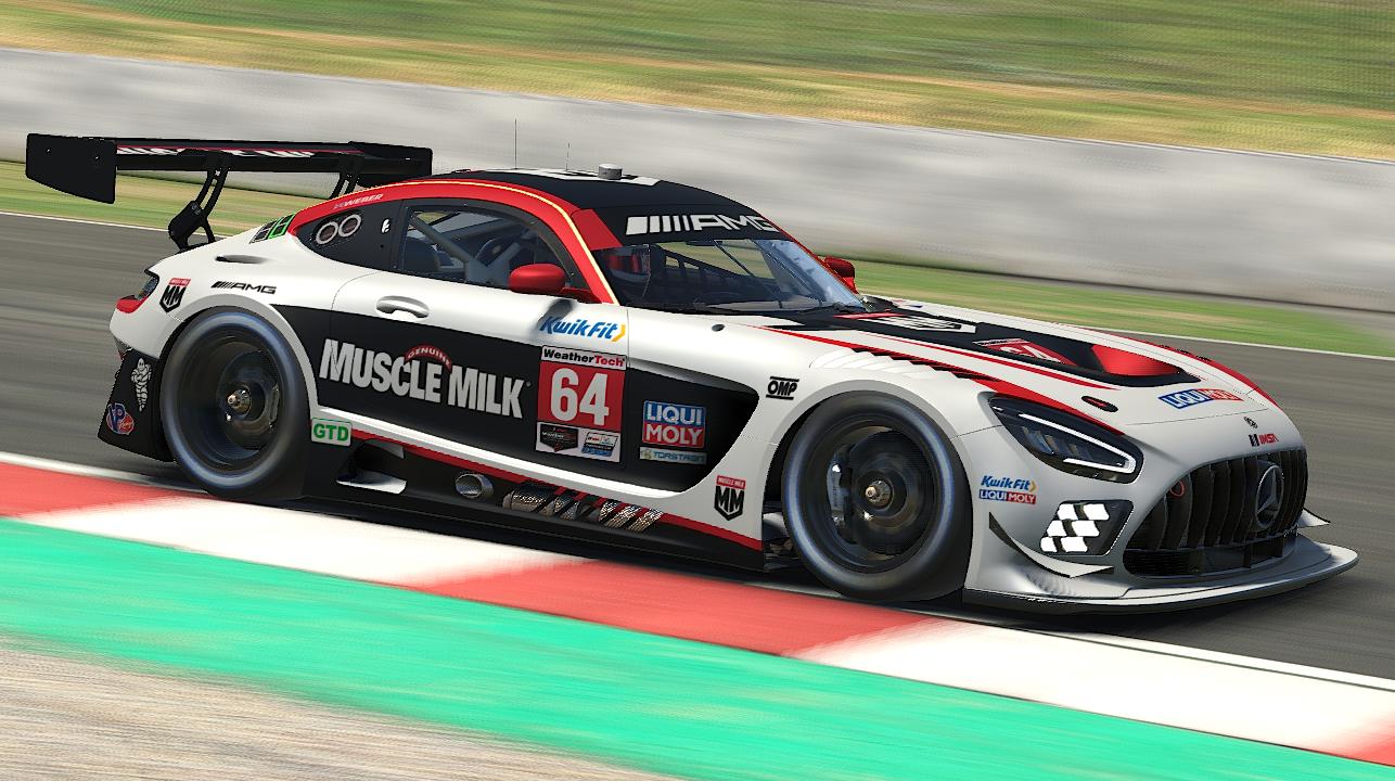 Muscle Milk Mercedes-AMG GT3 2020 by Ben R Harrison - Trading Paints