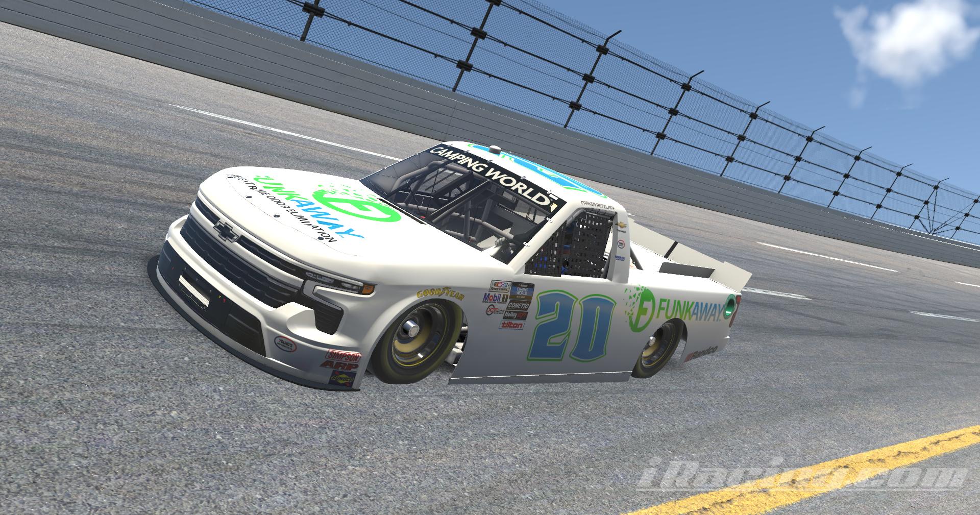 #20 Parker Retzlaff 2022 Funkaway Truck by Martin Roberg - Trading Paints