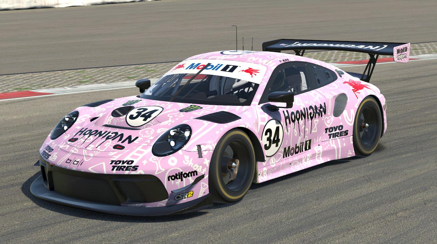 Porsche 911R GT3 hoonigan racing division hoonipigasus 2022 by Hugo ...