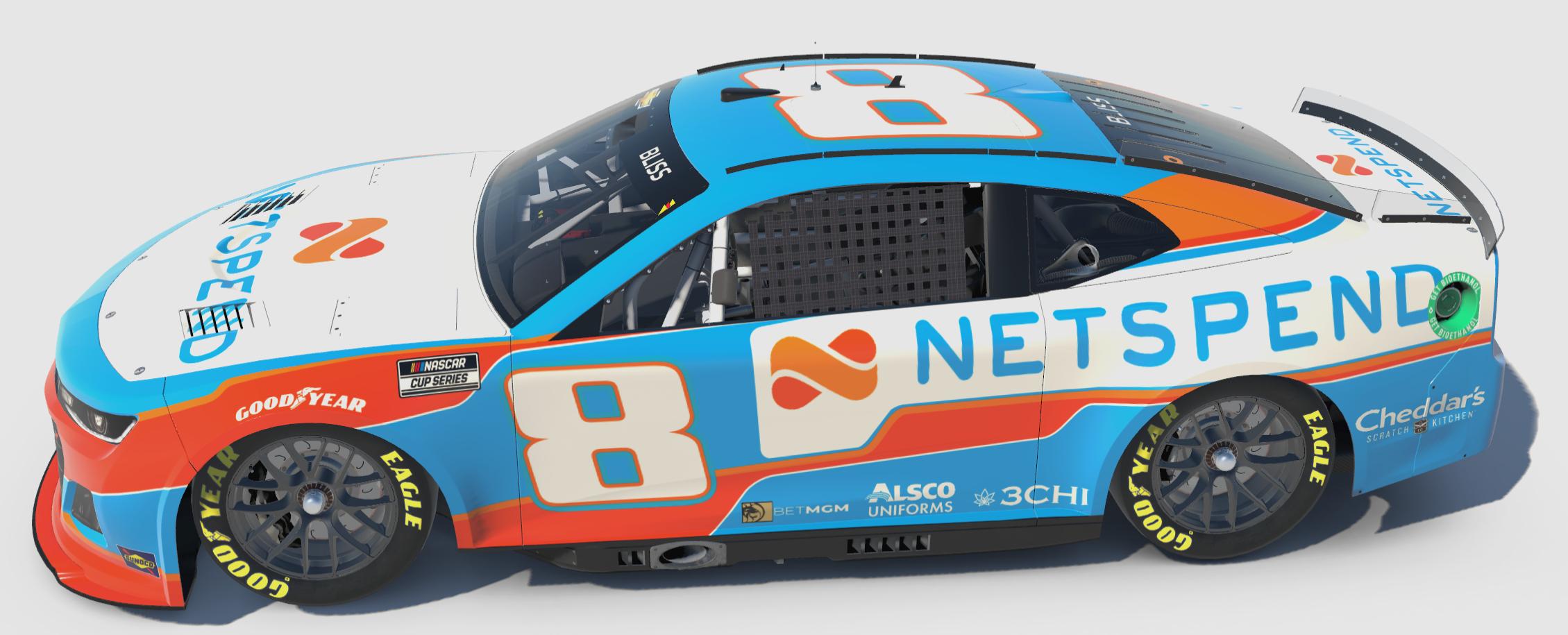 Kyle Busch 2023 Netspend Chevy (No Number) by Bryan Bliss2 - Trading Paints