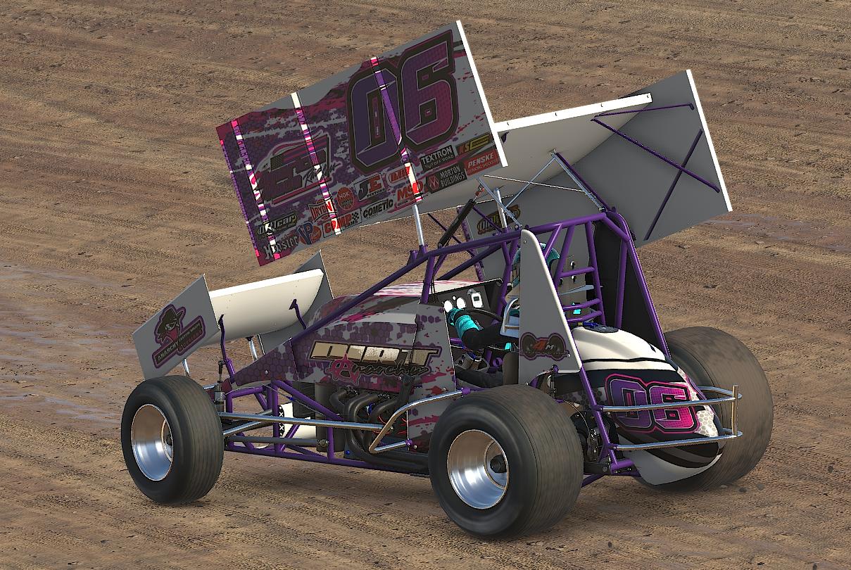 David Garman Sprint Car by Michael W Mitchell - Trading Paints