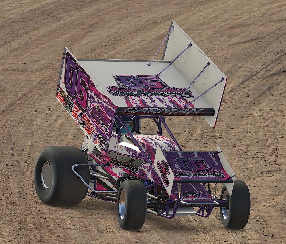 David Garman Sprint Car by Michael W Mitchell - Trading Paints