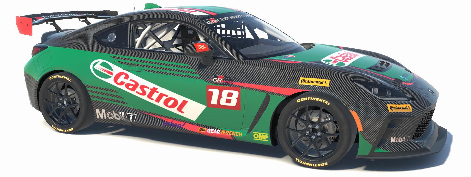 Castrol Toyota GR86 by Gene Newell - Trading Paints