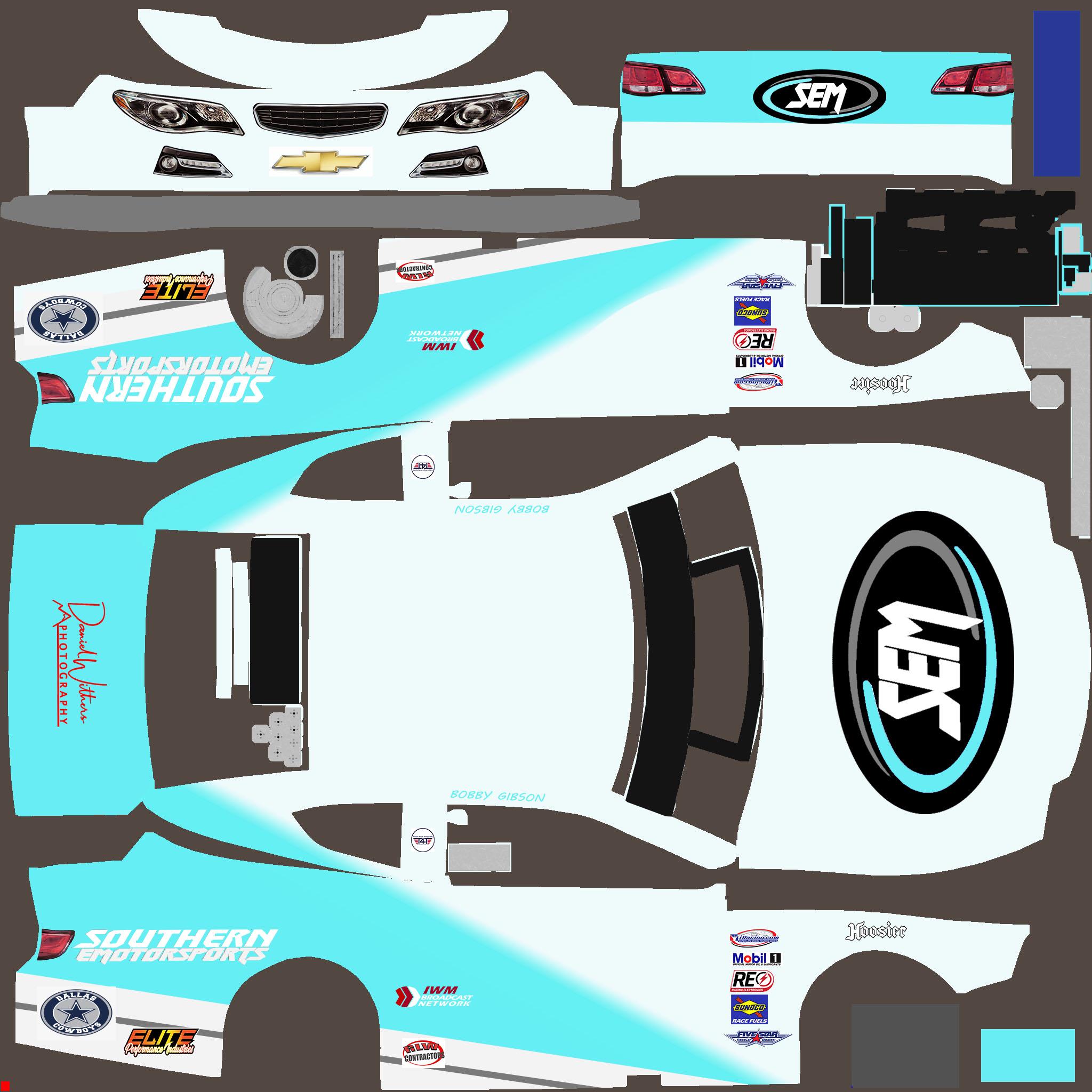 Super Late Model bobby blue copy by Dan Withers - Trading Paints