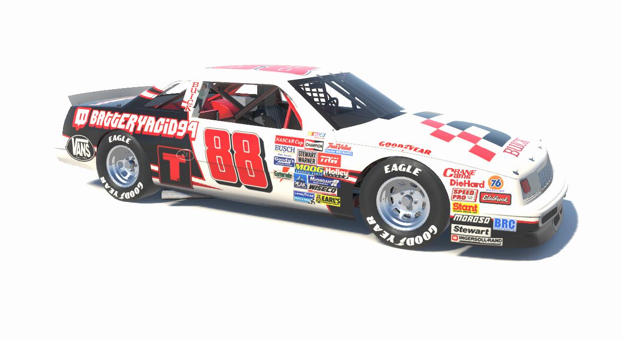 Simagic/ Vans Custom Number-Red by Rob Pederson - Trading Paints